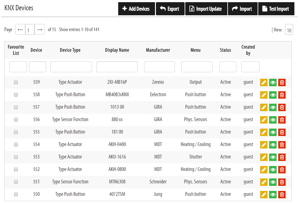 KNX Devices - BEMI Automation